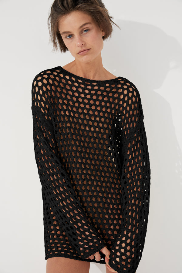 Crochet Top - Black – Zulu & Zephyr