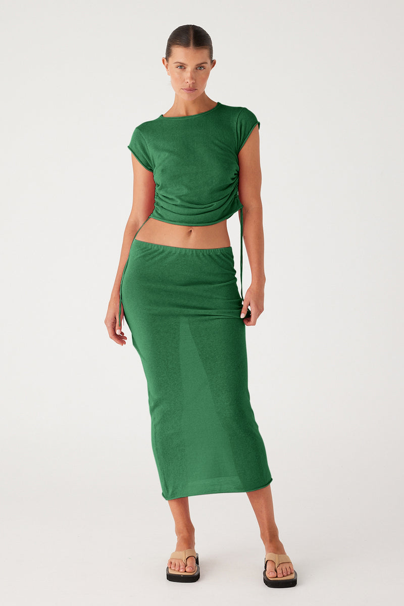 Tallow Green Knit Skirt – Zulu & Zephyr