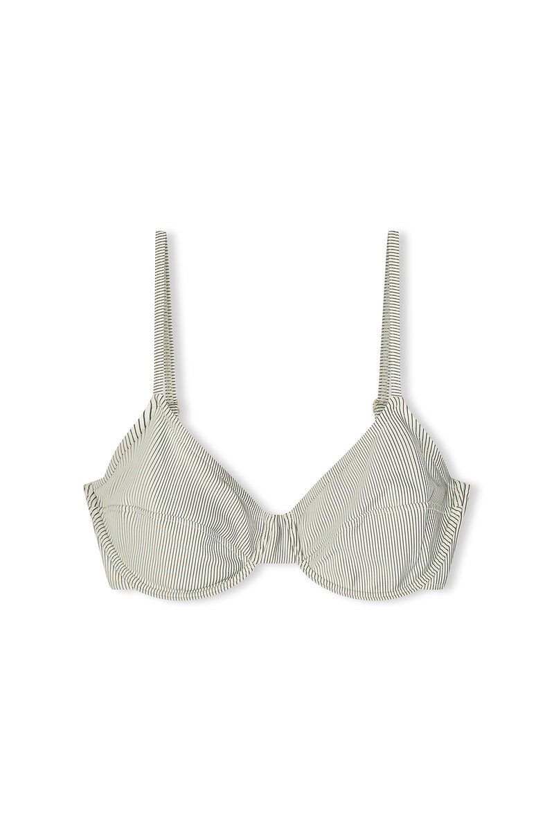 Signature Stripe Balconette Bra Cup Top - Coconut – Zulu & Zephyr